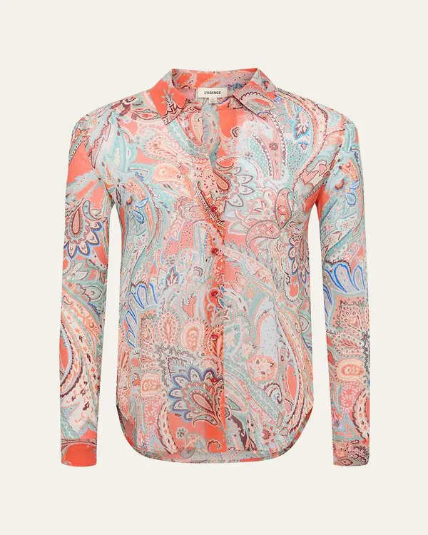 L'Agence Laurent Button-front Blouse