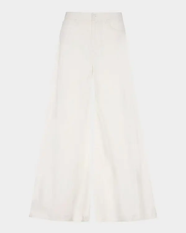 7 For All Mankind Willow Wide-leg Pants - Linen Ostuni