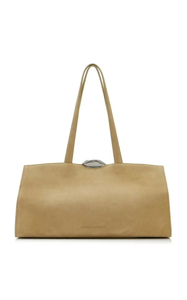 Benedetta Bruzziches Serena Suede Shoulder Bag - Brown