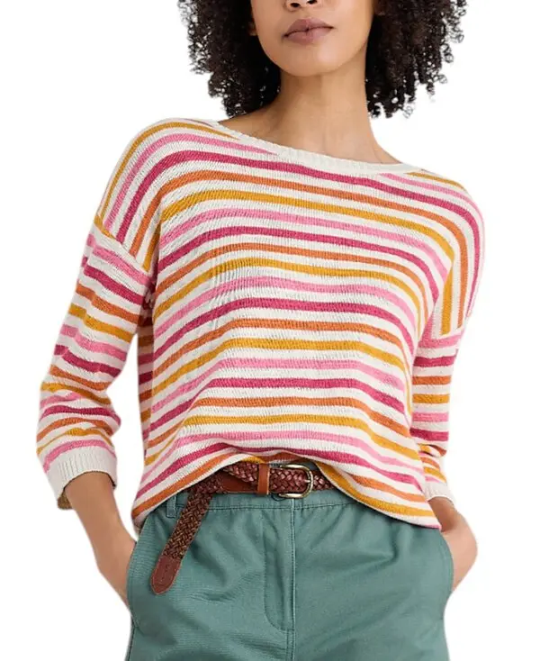 SEASALT CORNWALL Knavock Sweater - Mini Cornish Tulip Multi