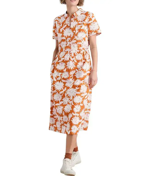 Seasalt Cornwall Fleet Shirt Dress In Daisy Shadow Cumin - 50% Off |  Editorialist