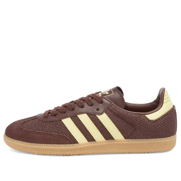 Adidas Samba Og Sneakers - Shadow Brown/powder Yellow