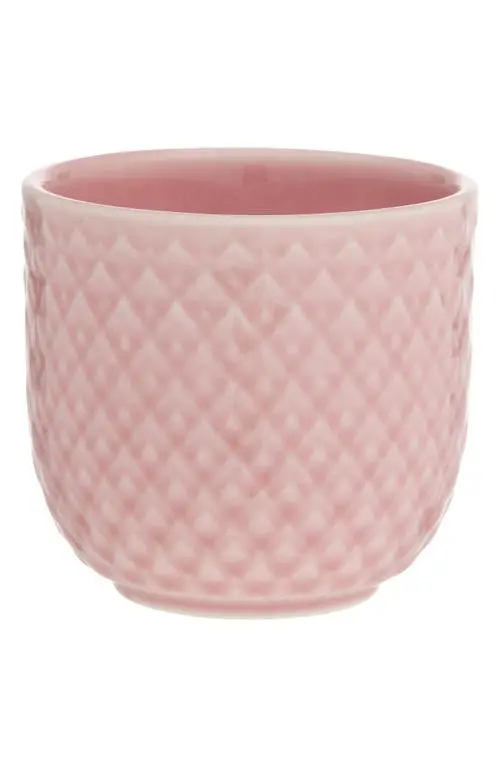 LYNGBY PORCELAEN Rhombe Color Egg Cup - Rose