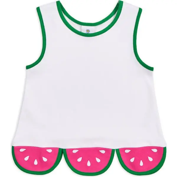 FLORENCE EISEMAN Knit Top With Appliqué And Scalloped Hem