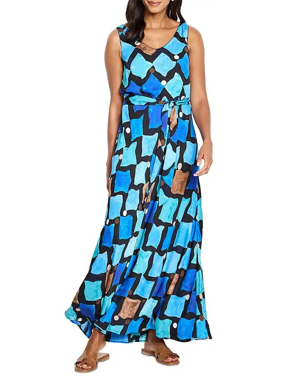 NIC+ZOE Sea Glass Bianca Dress - Blue Multi