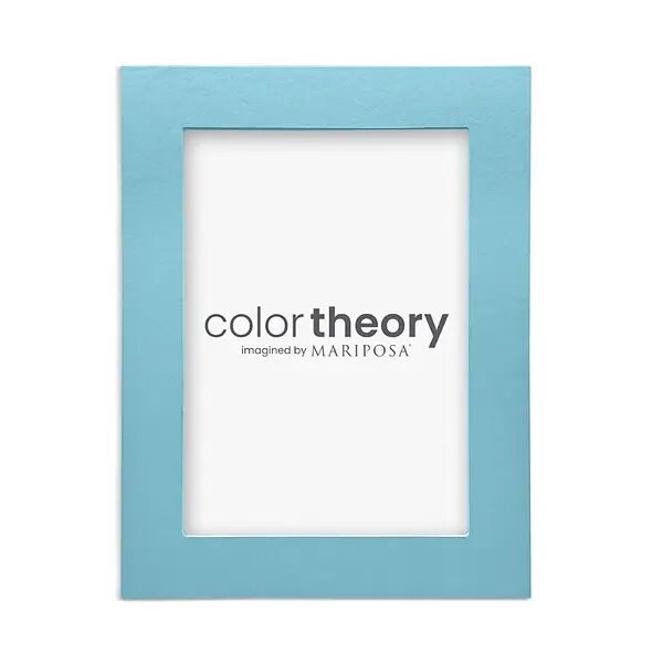 MARIPOSA Double Sided Sky Blue And Meadow Green Frame, 5 X 7 - Sky Blue Meadow Green