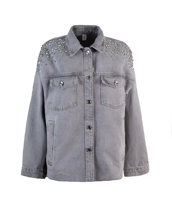 Liu Jo Jacket - Den.grey Detailed Wa