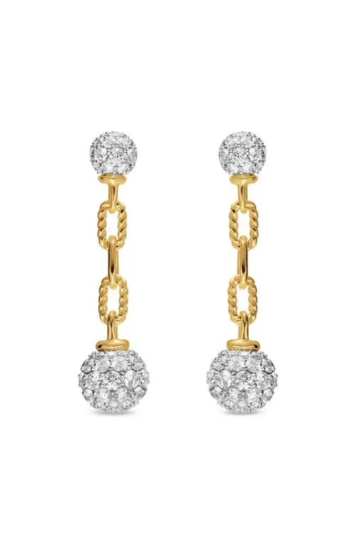David Yurman Dy Madison Pavé Drop Earrings