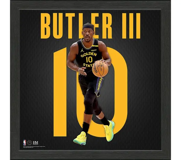 HIGHLAND MINT Jimmy Butler Golden State Warrior S Jrsy Frame