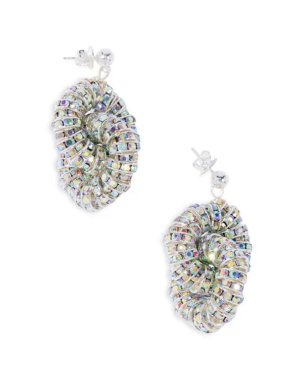PEARL OCTOPUSS.Y Diamond Tire Crystal Drop Earrings