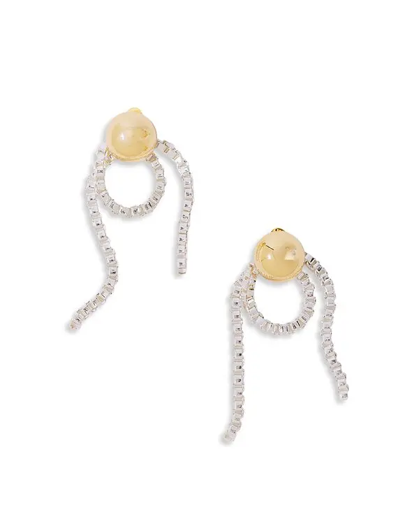 PEARL OCTOPUSS.Y Ball & Chain Loop Drop Earrings