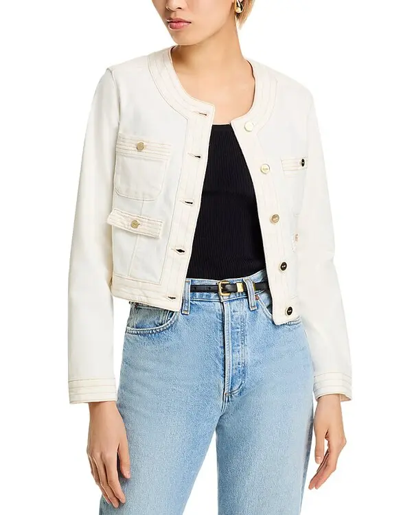 Paige Kiya Four Pocket Jacket - Toasted Ecru