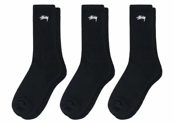 StÜssy Crew Socks - Black