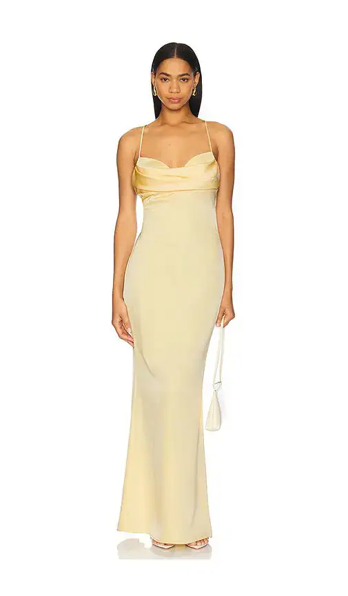 Katie May Tara Gown - Butter Yellow | Editorialist
