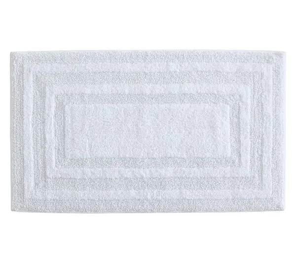 Eddie Bauer Logan White Bath Rug