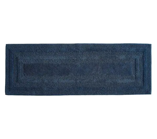 Eddie Bauer Logan Indigo Blue Bath Runner