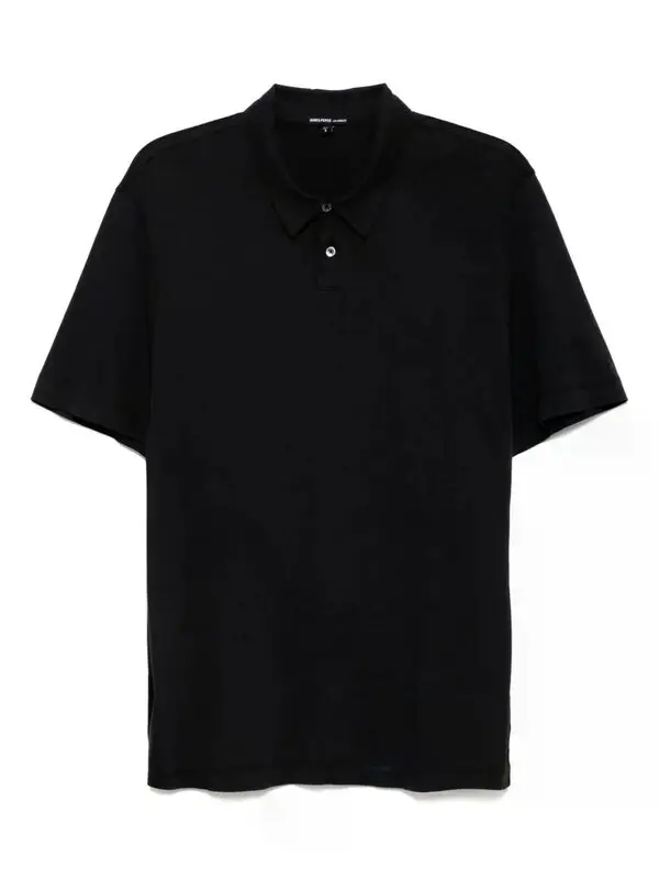 JAMES PERSE Brushed Lotus Polo Shirt - Blue