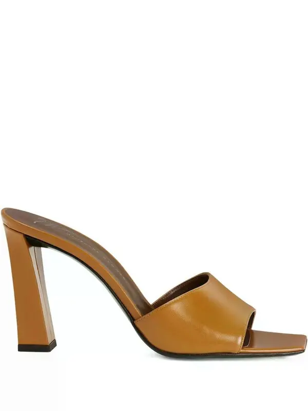 GIUSEPPE ZANOTTI 90mm Talia Mule Sandals - Orange