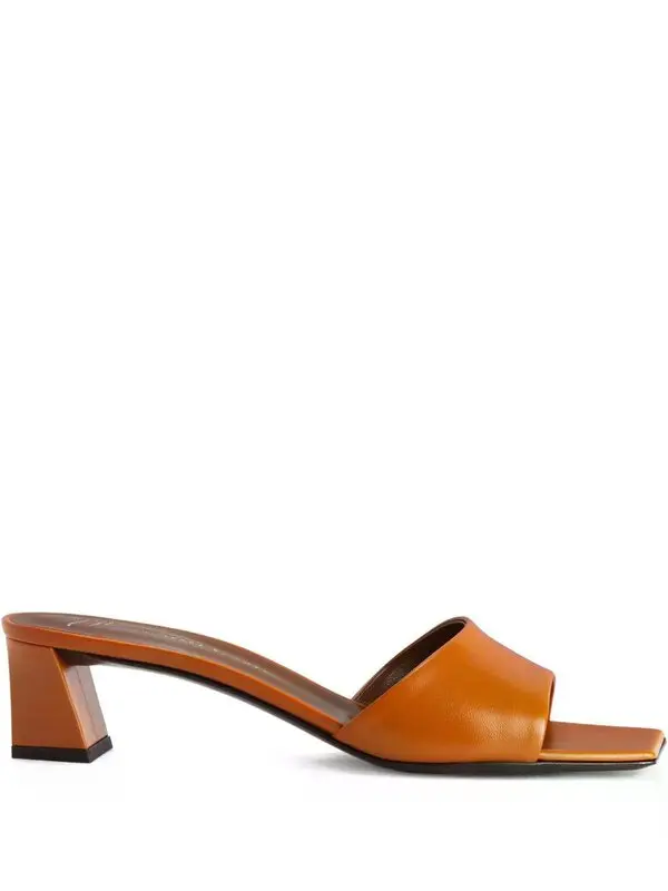 GIUSEPPE ZANOTTI 45mm Talia Mule Sandals - Brown