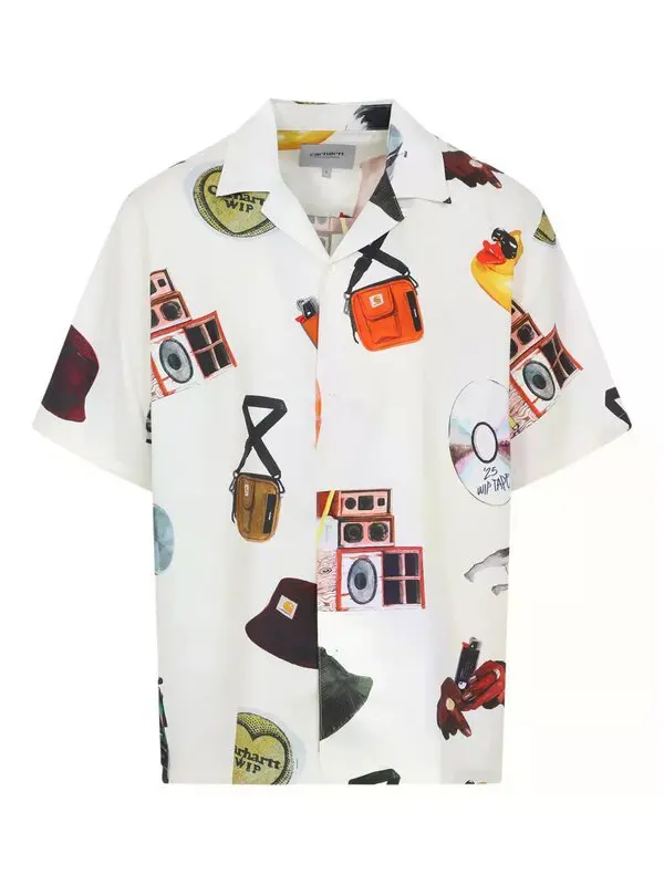 Carhartt Work In Progress Jacob Rochester Graphic-print Short-sleeve Shirt