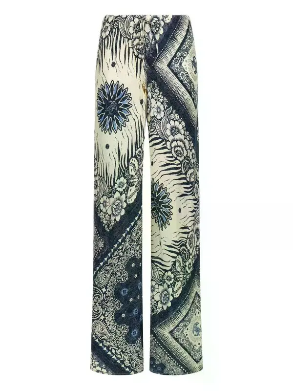 Roberto Cavalli Bandana-print Trousers