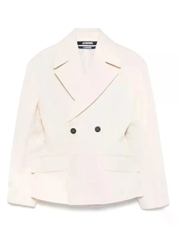 Jacquemus La Veste Norma Blazer - Neutrals