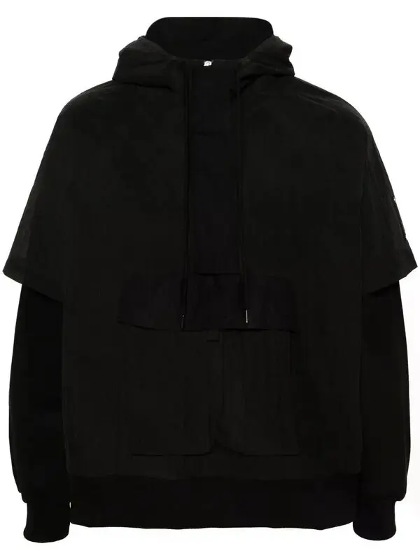 A-COLD-WALL* Overlay "onyx" Hoodie