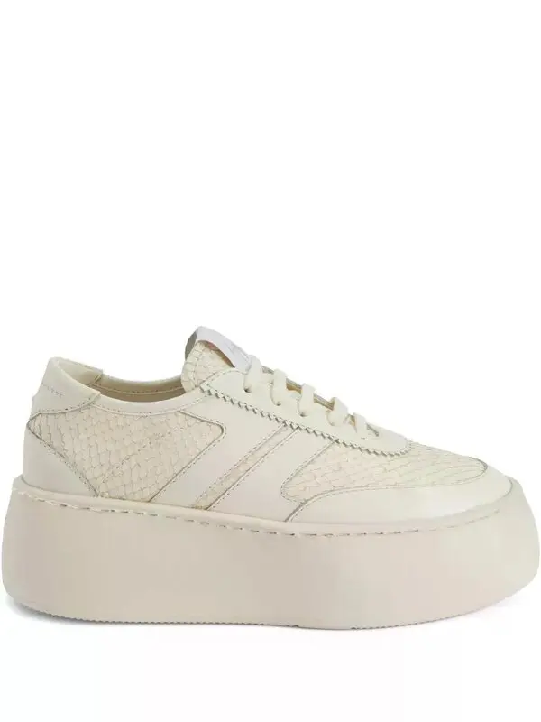 GIUSEPPE ZANOTTI Gz League Maxi Platform Sneakers - Neutrals