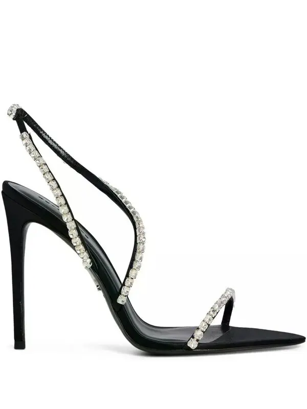Retrofete 110mm Erminia Sandals - Black