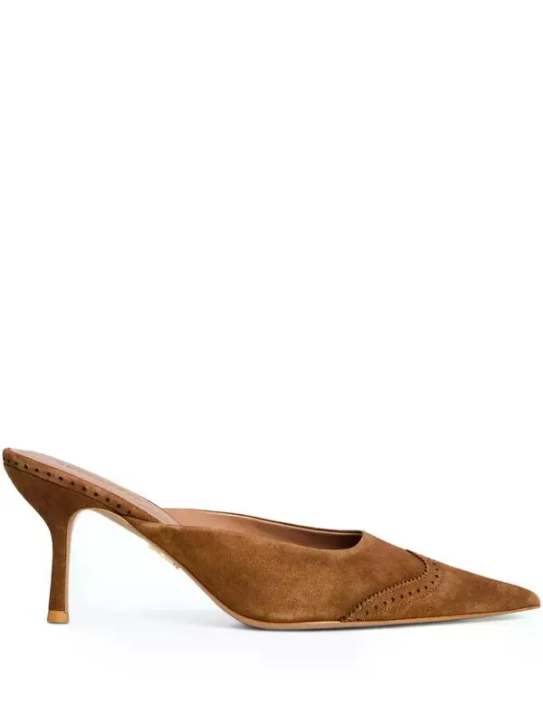 Retrofete 75mm Daphne Mules - Brown