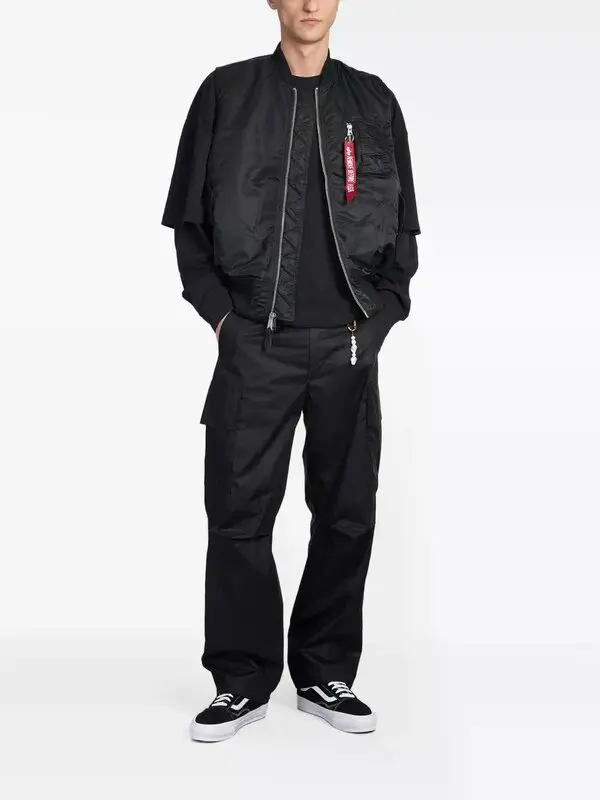 Alpha Industries Logo-strap Bomber Jacket