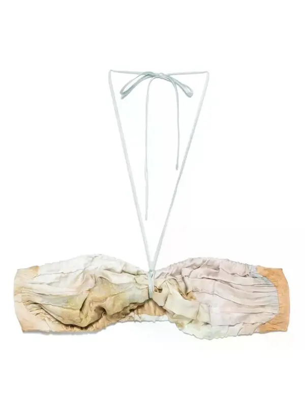 MERCI Abstract-print Bandeau Top