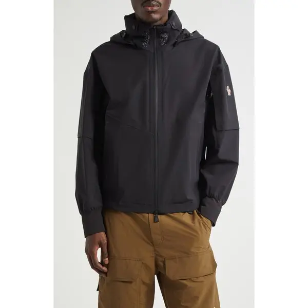 Moncler Tesso Stretch Nylon Jacket - Black