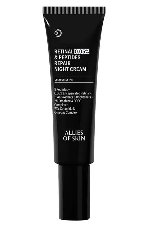 ALLIES OF SKIN Retinal 0.05% Peptides & Antioxidants Advanced Firming Daily Treatment