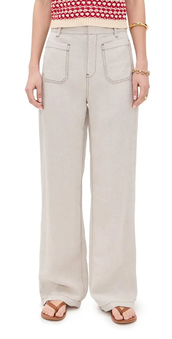 Madewell Patch Pocket Flare Trousers