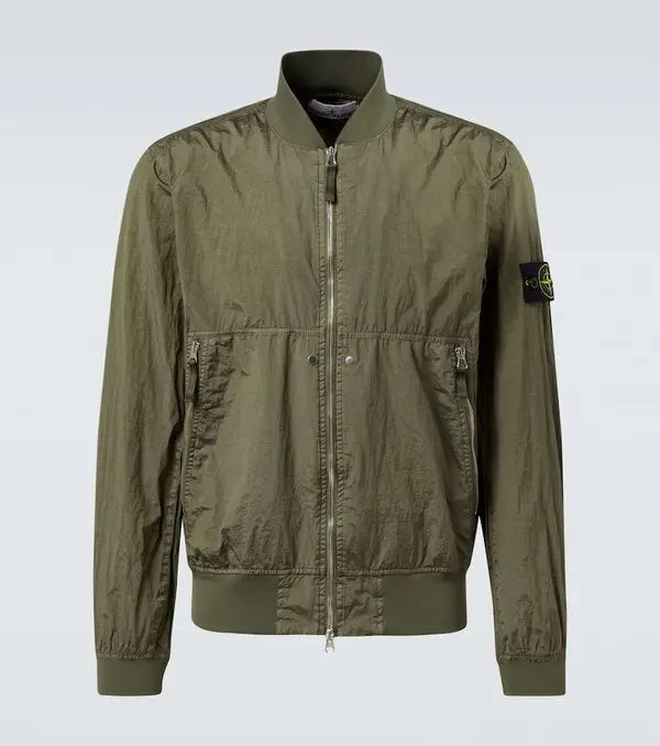 Stone Island Compass Bomber Jacket - Green