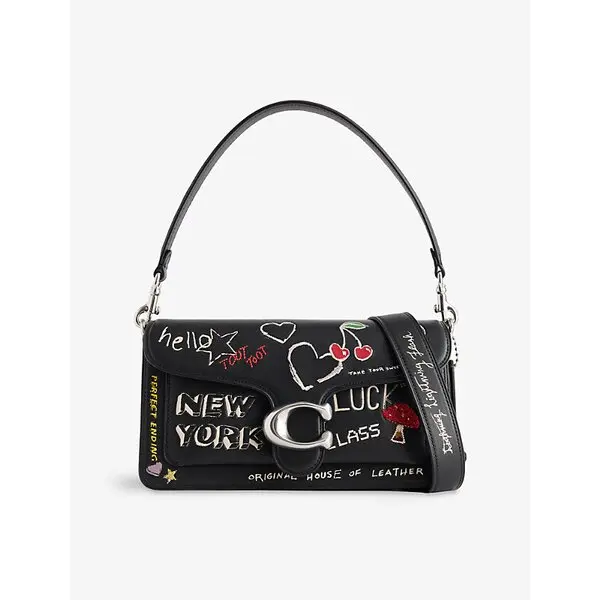 Coach Tabby 26 Sketch Leather Shoulder Bag