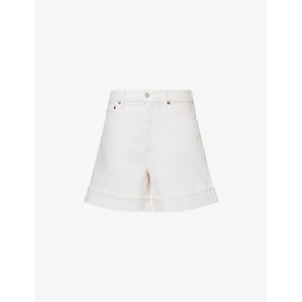 AGOLDE High-rise Denim Shorts - Fortune Cookie (natural)