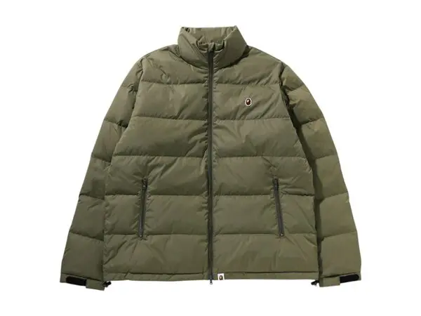 BAPE One Point Down Jacket - Olivedrab Green