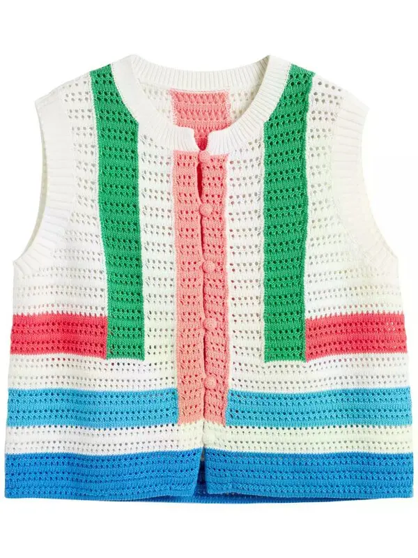 Chinti & Parker Capri Vest - White