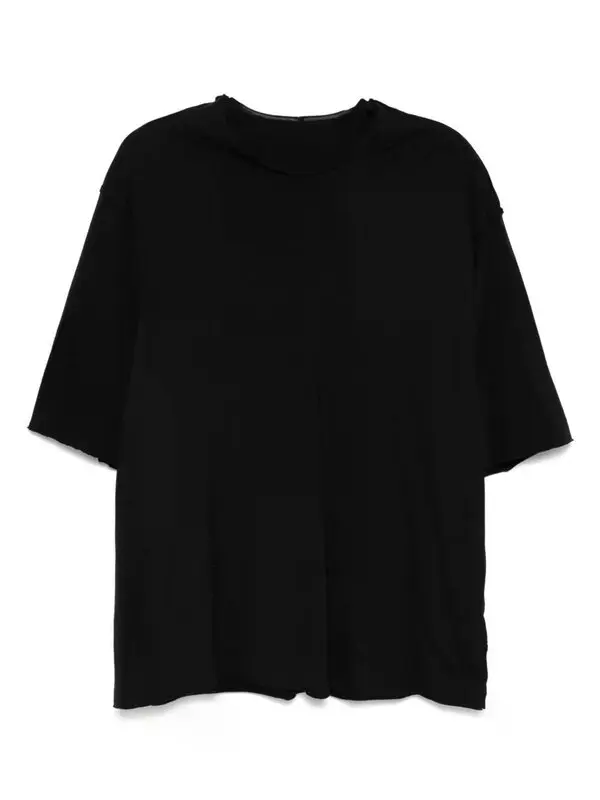 Attachment Layered T-shirt - Black