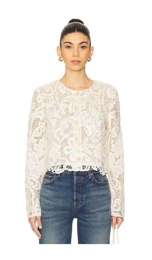 Ulla Johnson Caris Lace Jacket - Pristine