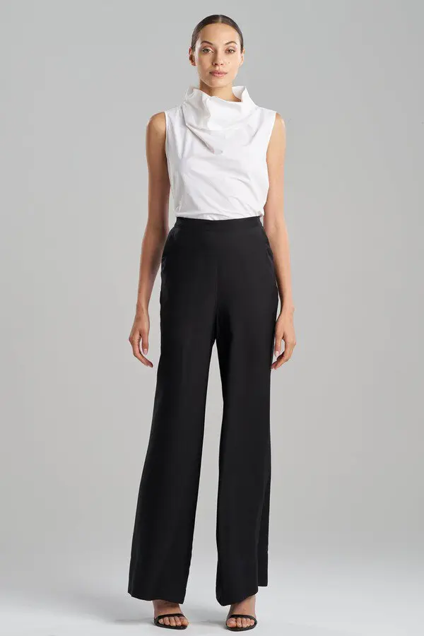 Natori Cotton Silk Twill Trousers