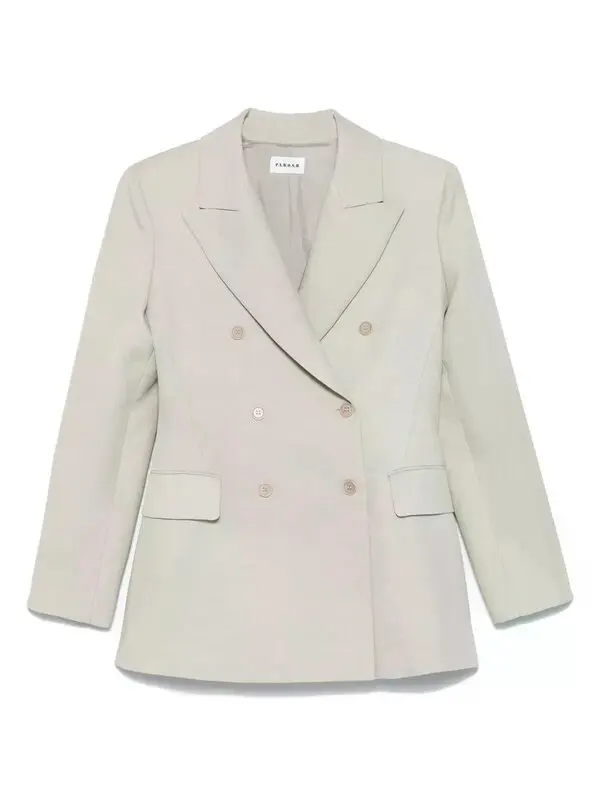 P.a.r.o.s.h Double-breasted Blazer - Grey