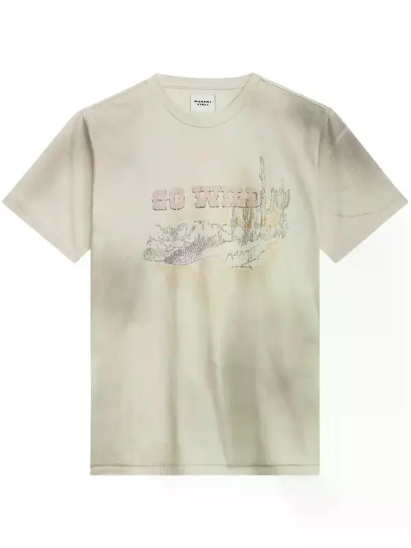 MARANT ETOILE Zaof T-shirt - Neutrals