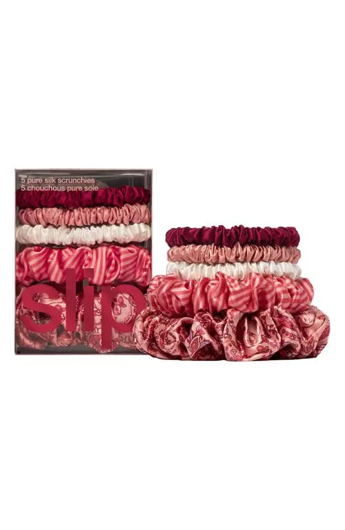 Slip 5-pack Assorted Scrunchies Set