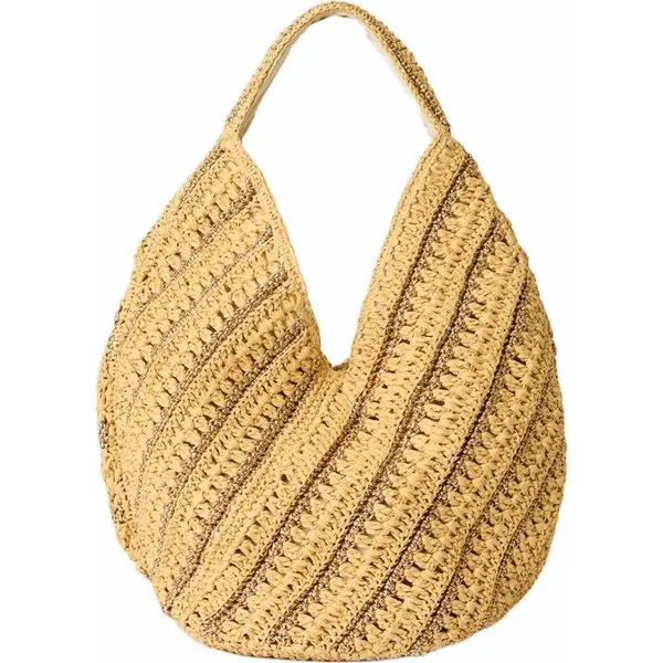 BTB LOS ANGELES Harper Hobo Bag - Gold