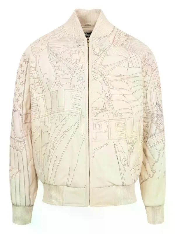 WHO DECIDES WAR BY EV BRAVADO X Pp Monument Leather Jacket