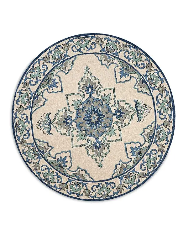 Kas Harbor Serafina Round Area Rug, 7'6 X 7'6