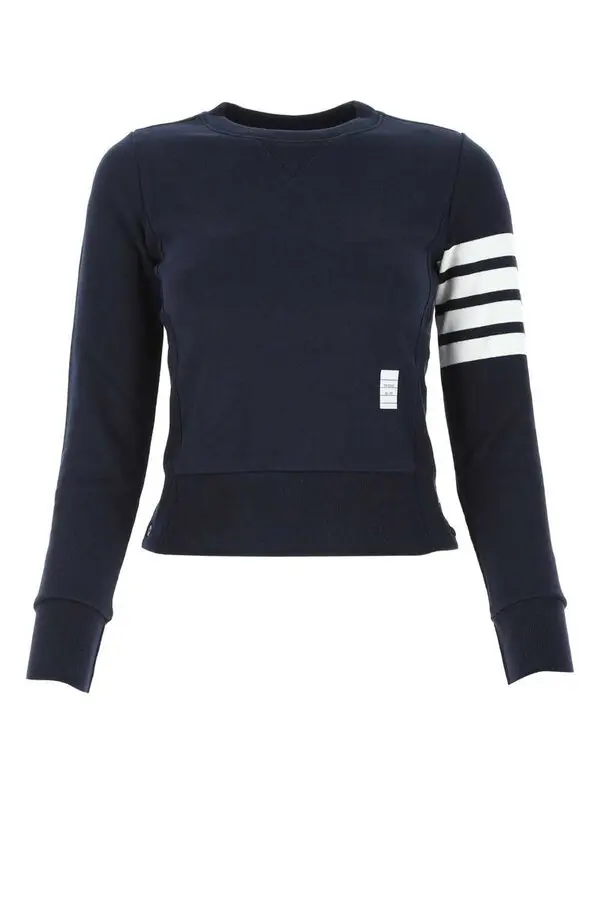 Thom Browne Cotton Sweatshirt - Blue